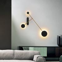 China Modern minimalist wall light Home Bedroom swing arm lamp Adjustable Black loft round wall light(WH-OR-258) for sale