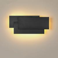 China Modern Creative square wall lamp living room staircase bedroom bedside Black/white wall light(WH-OR-259) for sale