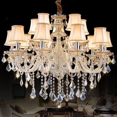 China Strass crystal chandelier Light Fixtures With Lampshade (WH-CY-56) for sale
