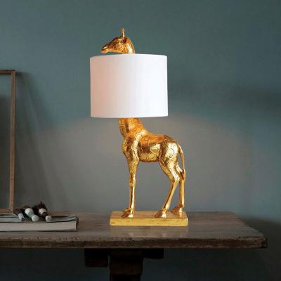 China Resin Giraffe Creative Table Lamps for Chirldren's Bedroom Study table Light(WH-MTB-268) for sale