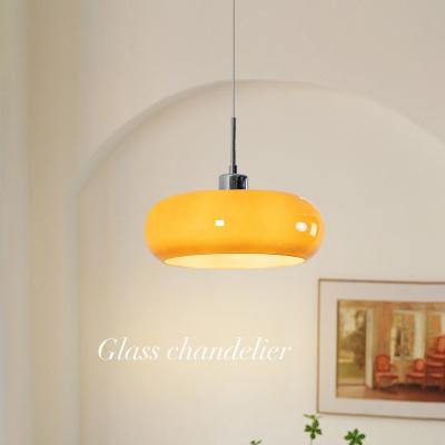 China Bauhaus Pendant Light Retro Dining Room Hanging Light Cream Custard Tart Light(WH-AP-556) for sale