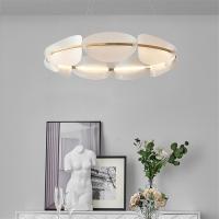 China Modern Acrylic LED Chandeliers Living Room Creative Nordic Atmospheric Restaurant Ring Chandelier(WH-AP-558) for sale