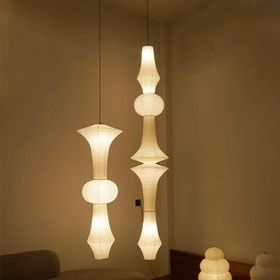 China Modern Designer Handmade Paper Lamps Minimalist Pendant Lights for Living Room Bedroom Cafe lighting(WH-AP-562) for sale