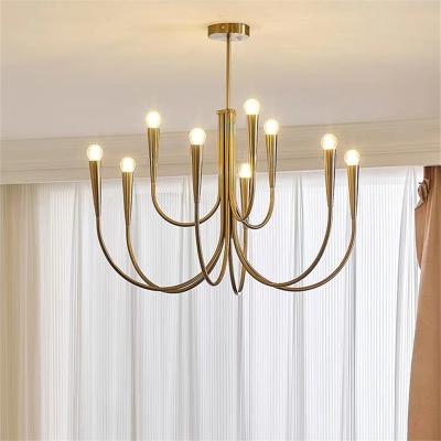 China Retro Style Swoop Arm Chandelier Living Room Luxury American pendant lamp best lighting(WH-AP-570) for sale