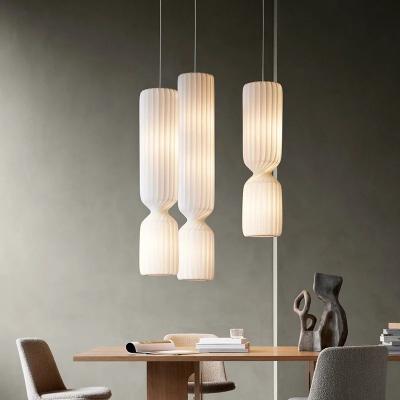 China Danish Designer Cylindrical Shape Silk Pendant Lamp(WH-AP-591) for sale