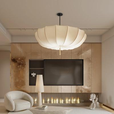 China French Cream Bedroom Chandelier Japanese Style Living Room Dining Room Fabric Villa Wabi Sabi lamp(WH-AP-593) for sale