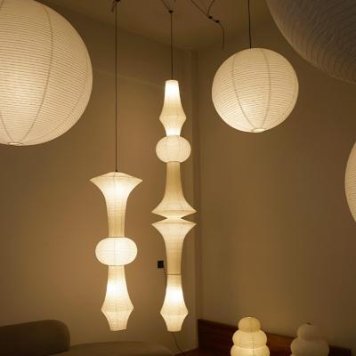China Janpanese Akari Rice Paper Lamp Nordic Noguchi Yong Pendant Lamp(WH-AP-599) for sale
