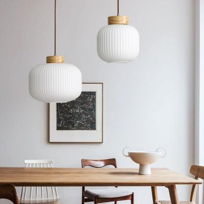 China Japanese Retro Bedroom Lamp Chinese Wooden Pendant Light(WH-AP-600) for sale