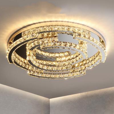 China Luxury Crystal Ceiling Lamp Suitable for Living Room Bar Bedroom Ceiling Lamp(WH-CA-102) for sale