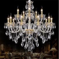 China Modern Gold crystal chandelierslight fixtures on sale (WH-CY-12) for sale