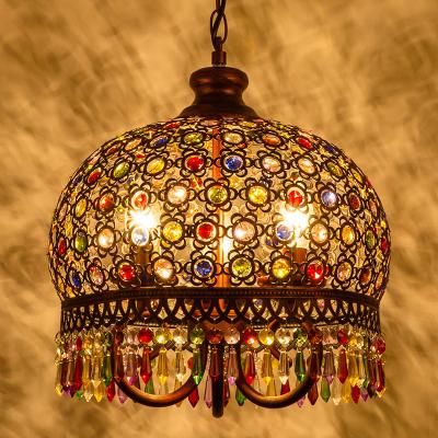 China Tiffany crystal chandelier With Lampshade For Living room Bedroom (WH-CY-04) for sale