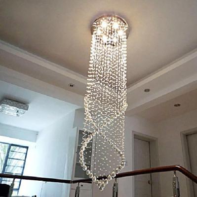 China Large circular crystal chandelier for Living room Bedroom Stairs Home lighting (WH-CY-14) for sale