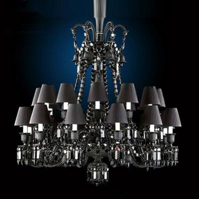 China Baccarat chandelier Black Color (WH-CY-73) for sale