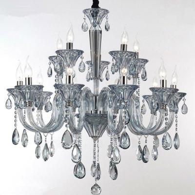 China Purple chandelier K9 crystal for Living room Bedroom Lamp (WH-CY-83) for sale