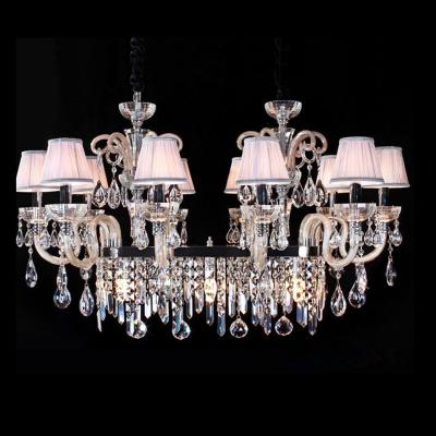 China Rectangular crystal chandelier dining room (WH-CY-89） for sale