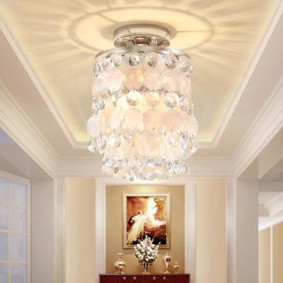 China White Color and Sea shells capiz Chandelier (WH-MC-06) for sale