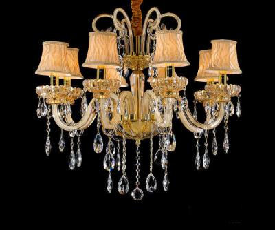 China Interesting crystal chandeliers with Lampshade For Home Lighting (WH-CY-107) for sale
