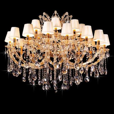 China Floral crystal chandelier Gold Color For indoor Home Lighting (WH-CY-113) for sale