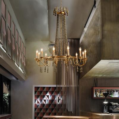 China Rustic Elegant chandelier with wooden beads (WH-WI-04) for sale