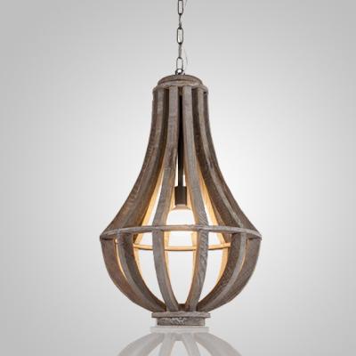 China Rustic wood chandelier Lighting For Indoor Home Lighting (WH-CI-10) for sale