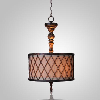 China Wrought iron sphere chandelier with Lampshade for home lighting (WH-CI-24) for sale