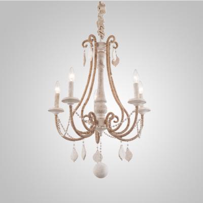 China Reclaimed wood and metal chandelier （WH-CI-32) for sale