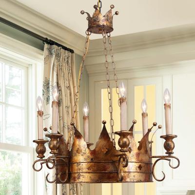 China Gothic rustic metal chandelier indoor house lighting (WH-CI-53) for sale