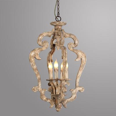 China Outdoor wood chandelier for home lighting Fixtures (WH-CI-76) for sale