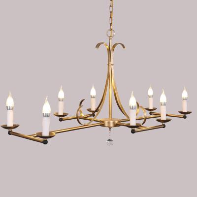 China French style rustic rod iron chandeliers for indoor home lighting (WH-CI-81) for sale