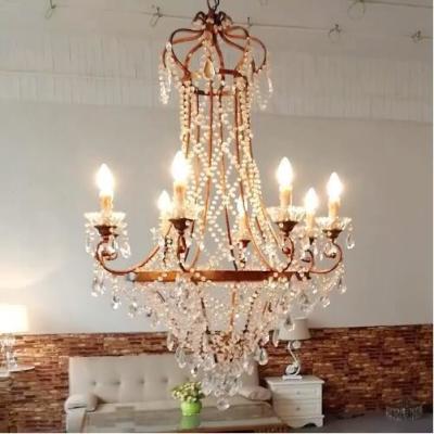 China Rustic sphere Black Iron chandelier for Cloth shop Indoor Lighting (WH-CI-91) for sale