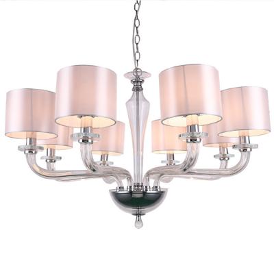 China Schonbek crystal Metal chandelier with lampshade (WH-MI-18) for sale