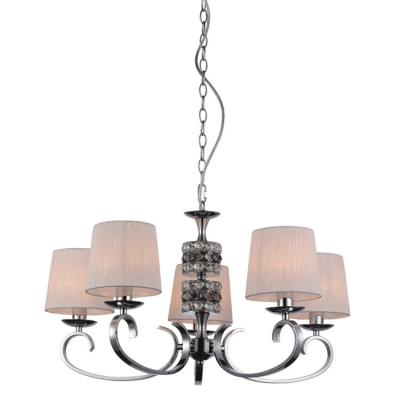 China Floral crystal metal chandelier for home hotel lamp fixtures (WH-MI-19) for sale