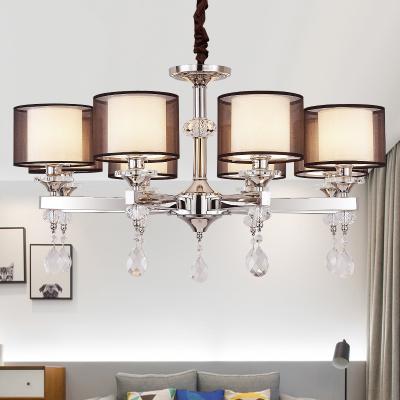 China Contemporary style chandelier with Lamshade for indoor home lighting (WH-MI-39) for sale