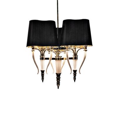 China Pillar candle chandelier with Horns metal arm decoration (WH-MI-49) for sale