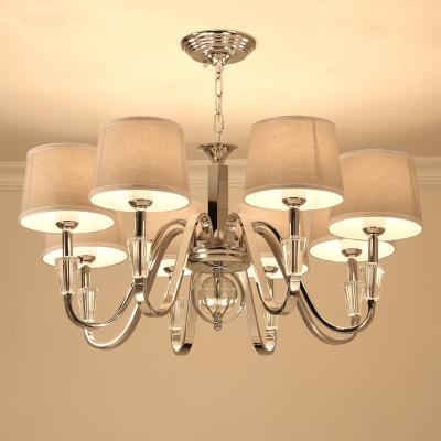 China Crystal and metal orb chandelier with Lampshade metal material (WH-MI-56) for sale