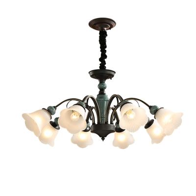 China Simple wrought iron chandelier for indoor home lighting (WH-CI-95) for sale