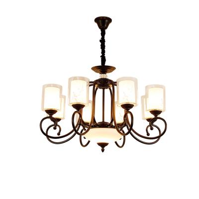 China Black wrought iron lighting fixtures for home lighting (WH-CI-100) for sale