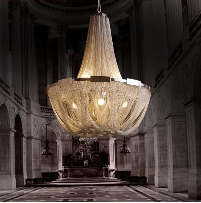 China Antique hanging chain chandelier lighting lamps for project Lighting (WH-CC-01) for sale