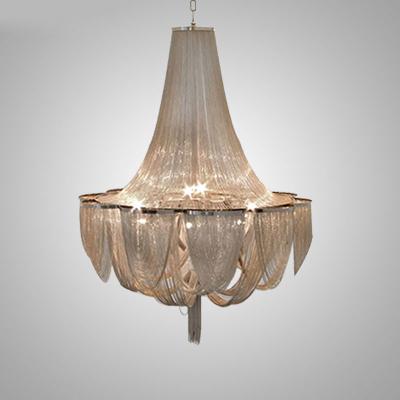 China Decorative lighting chain link chandelier designer lamp (WH-CC-04) for sale