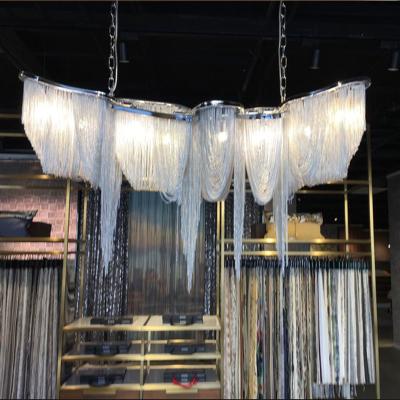 China Metal chain chandelier hanging chain light fixtures for indoor home lighting (WH-CC-05) for sale