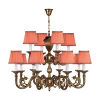 China Ornate brass chandelier 12 Lights for Living room Bedroom Lighting (WH-PC-01) for sale
