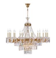 China Brass and beveled glass chandelier Lighting for Project Lighting Fixtures (WH-PC-33) for sale