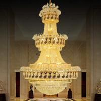 China Gold French empire crystal chandelier chandeliers Project lighting (WH-NC-04) for sale
