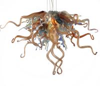 China Hand blown glass chandelier  CE UL Certificate Chihuly Style Art Glass Chandeliers (WH-BG-01) for sale