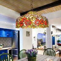 China style stained glass pendant light chandelier (WH-TF-01) for sale