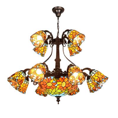 China Tiffany island chandelier Pendant Lamp For indoor Home decor (WH-TF-05) for sale