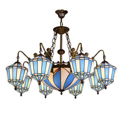 China Tiffany style hanging light fixtures Chandelier Lamp (WH-TF-11) for sale
