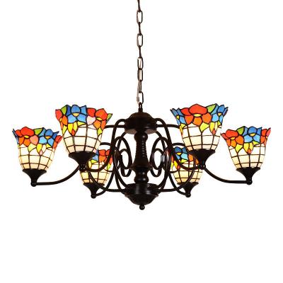 China Louis comfort tiffany pendant chandelier lamps for indoor house Lighting (WH-TF-13) for sale