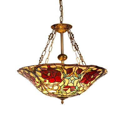China Tiffany style ceiling chandelier fixtures for home lighting (WH-TF-19) for sale