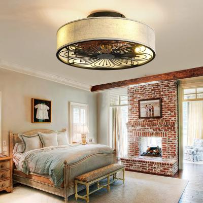 China Indoor Remote Control 6-Speed living room 19 Inch Fabric Craft Ceiling Fan With Light (WH-CLL-60) for sale